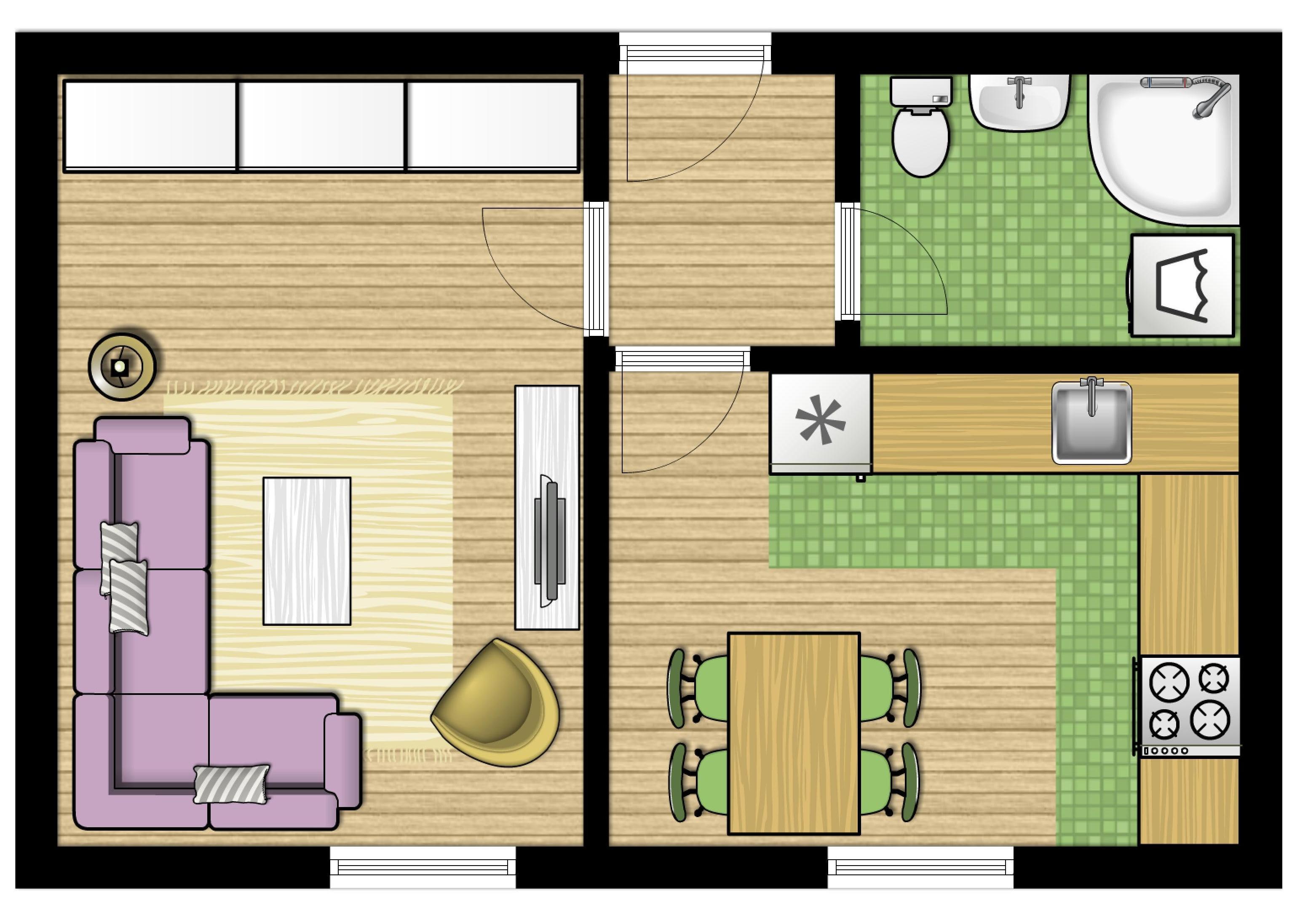 Pregrađivanjem garsonjere postaje jednosoban stan - Saveti arhitekte na ...