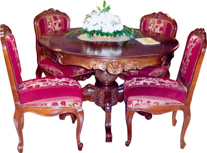 Trpezarija Luj okrugla / Elit stilski nameštaj - Namestaj sredidom.com