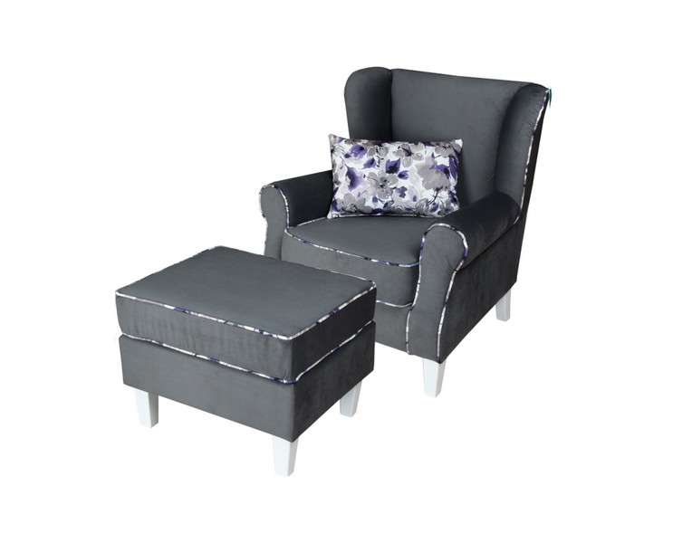 Fotelja Rustic II Sivo / Matis - Namestaj sredidom.com